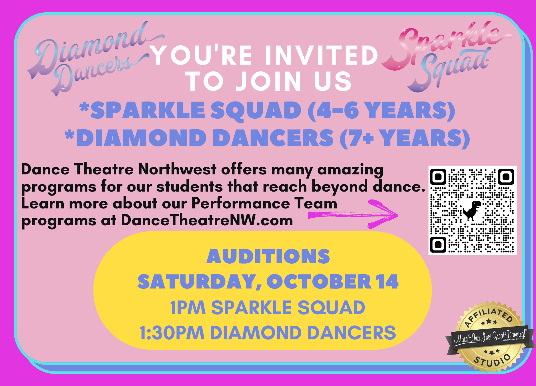 Sparkle Squad & Diamond Dancers – Dance Theatre Northwest